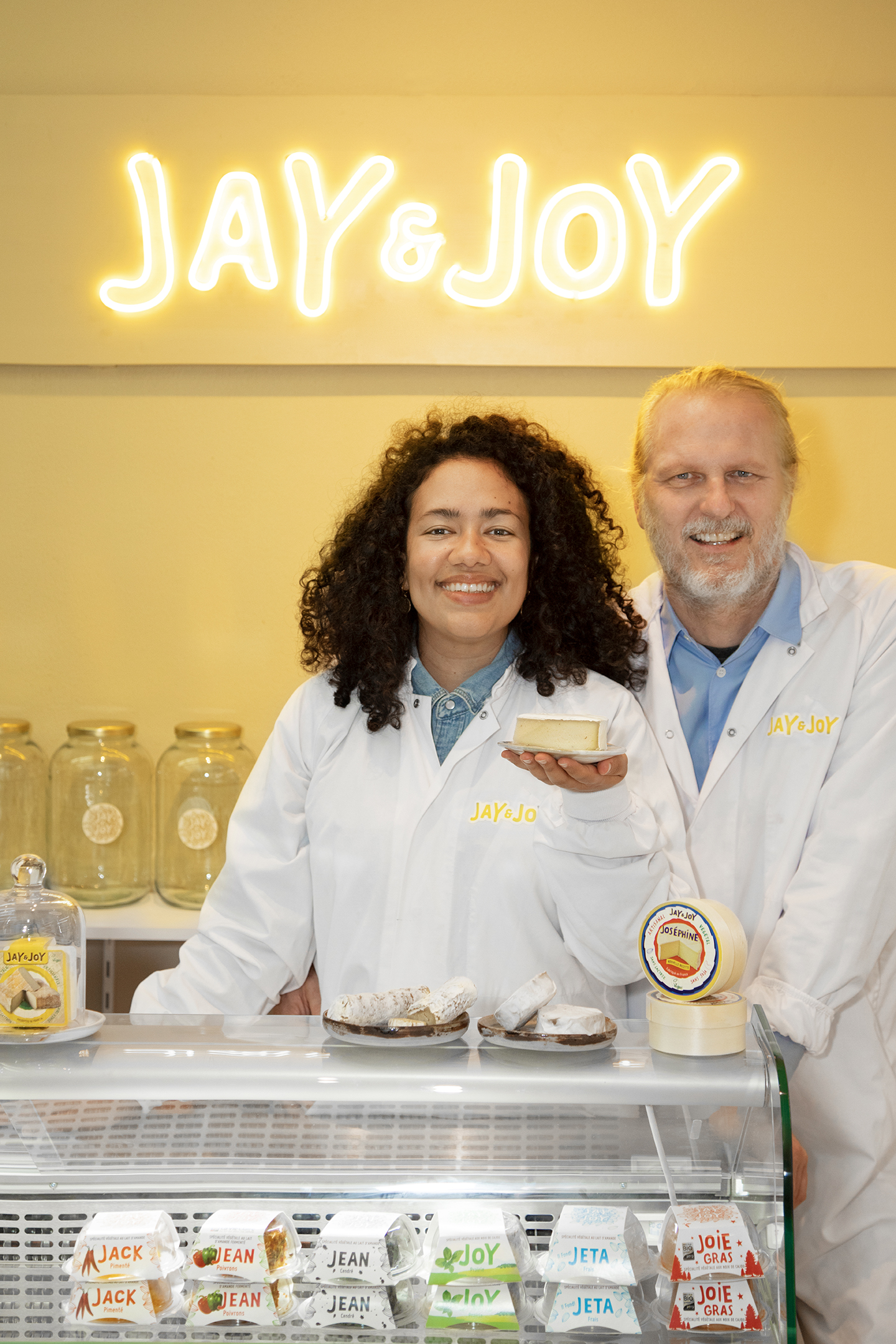 De bons fromages végans avec notre emprunteur Jay & Joy- La Nef